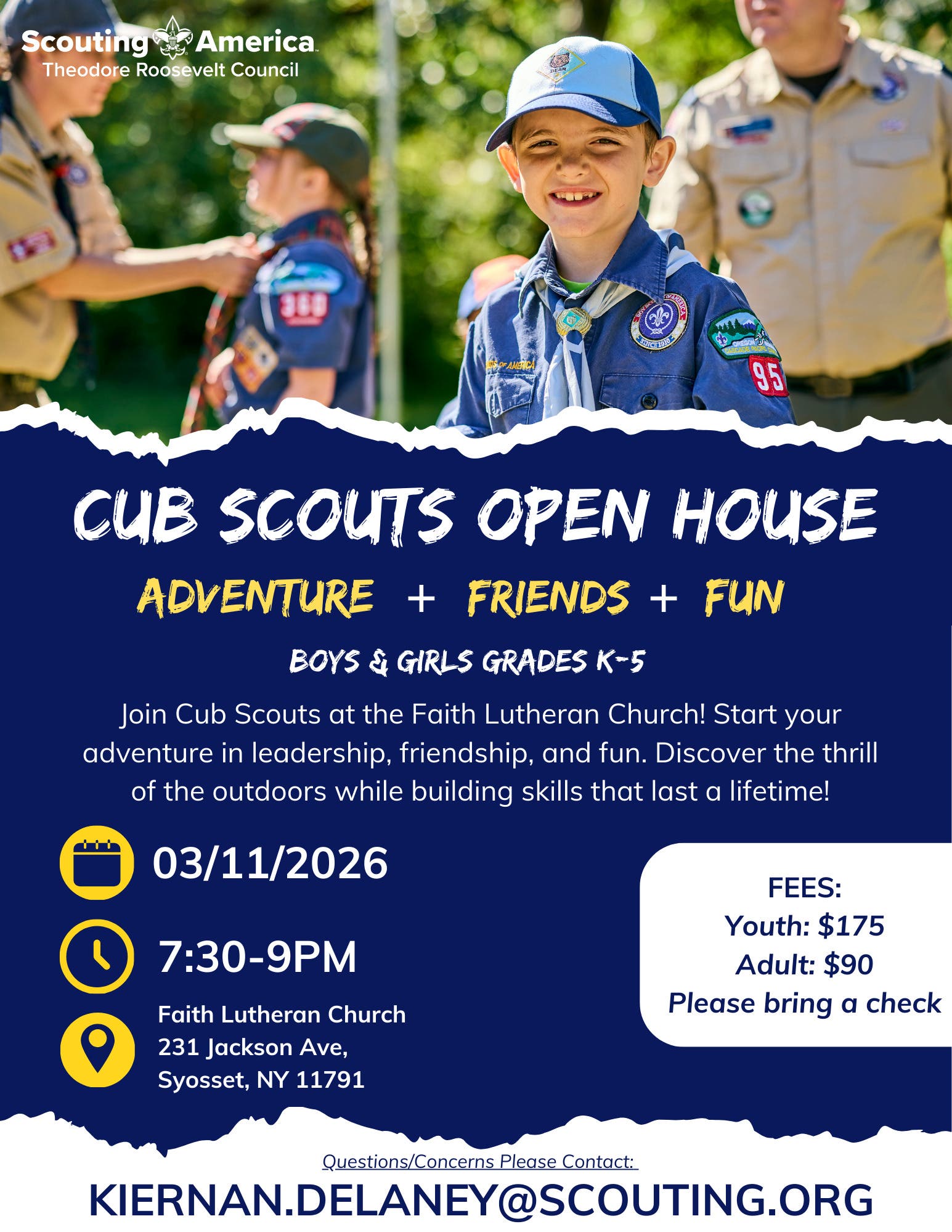 Mar 11 | Cub Scouts Open House | Syosset, NY Patch