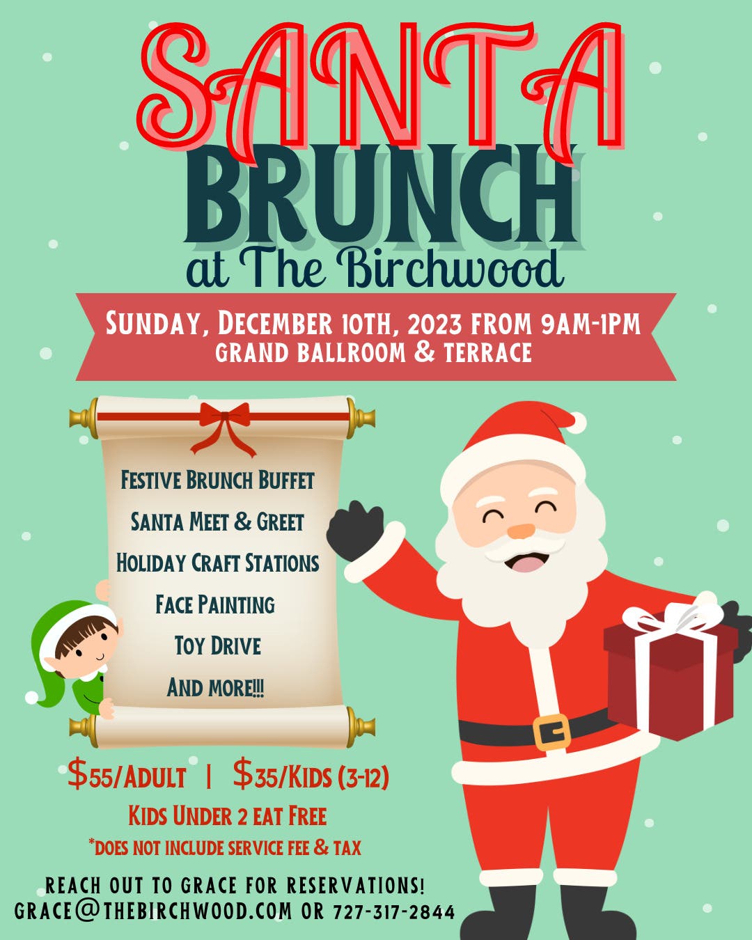 Dec 10 | Santa Brunch at The Birchwood | St. Pete, FL Patch