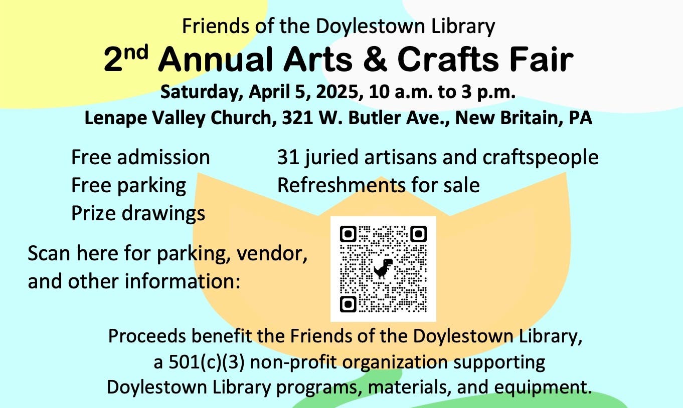 Apr 5 | Spring Arts & Crafts Fair | Doylestown, PA Patch