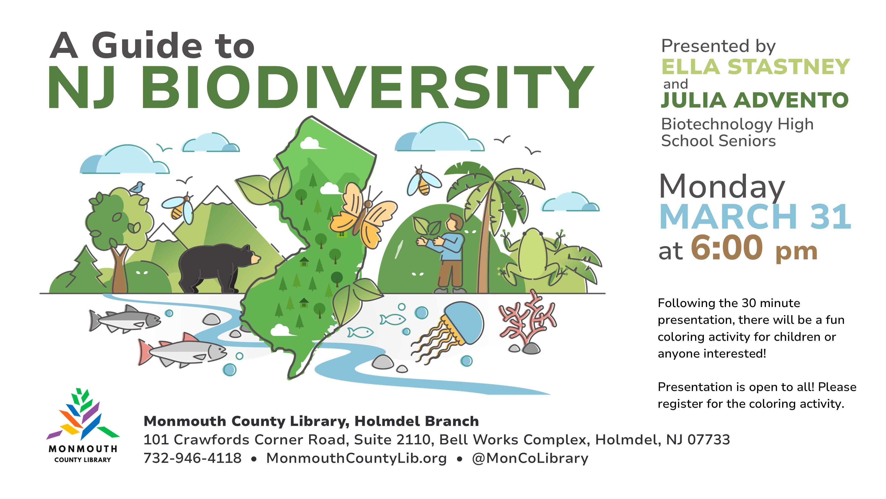 Mar 31 | A Guide to NJ Biodiversity | Holmdel, NJ Patch