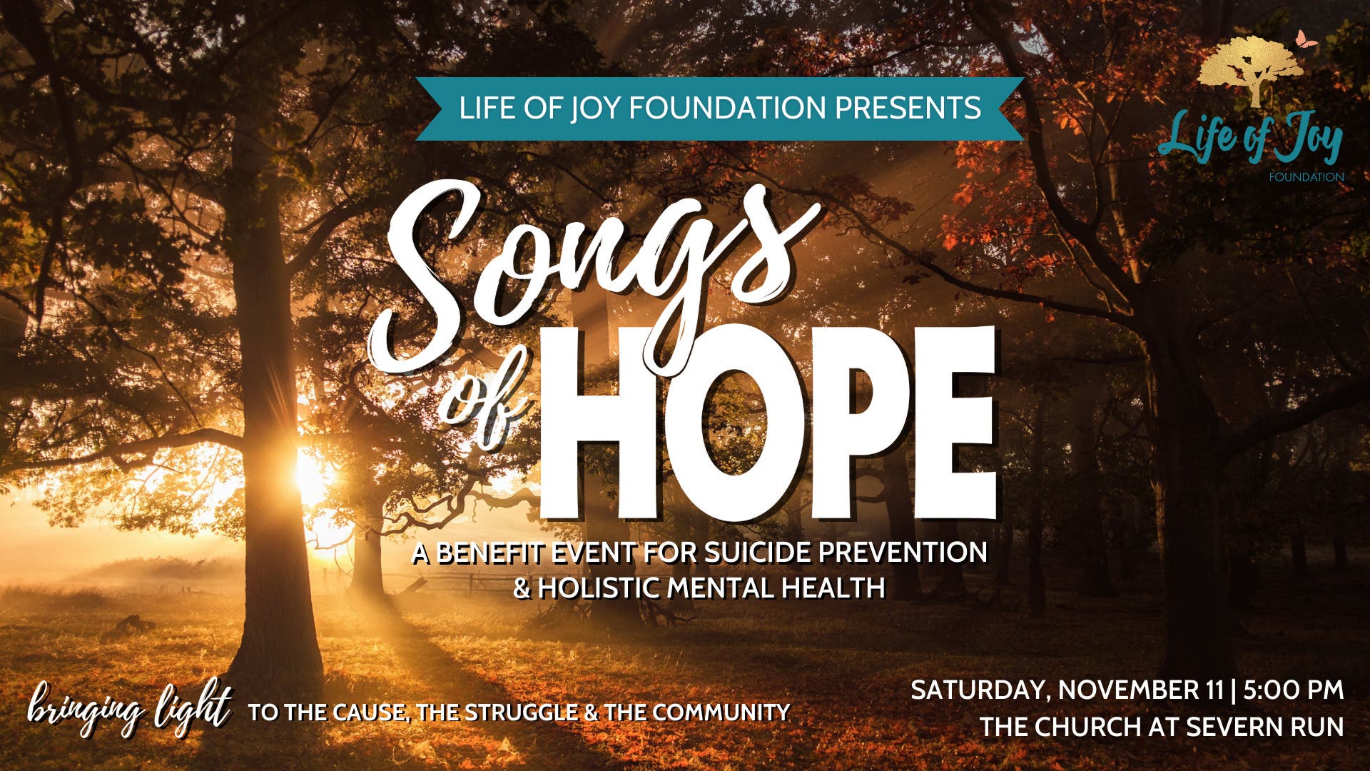 Nov 11 | 3rd Annual Songs of Hope | Severna Park, MD Patch