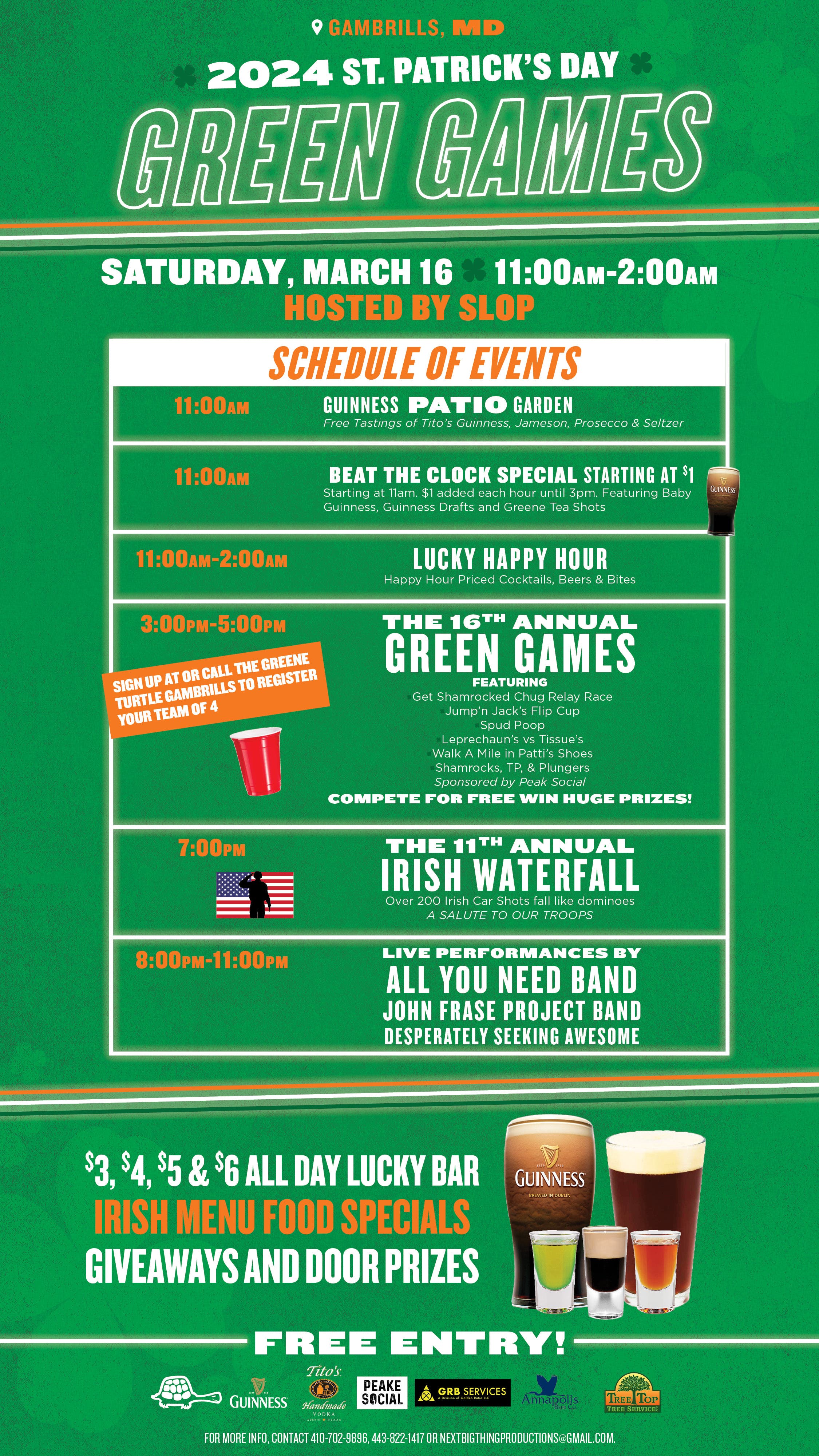 Mar 16 | The 16th Annual Greene Games | Baltimore, MD Patch