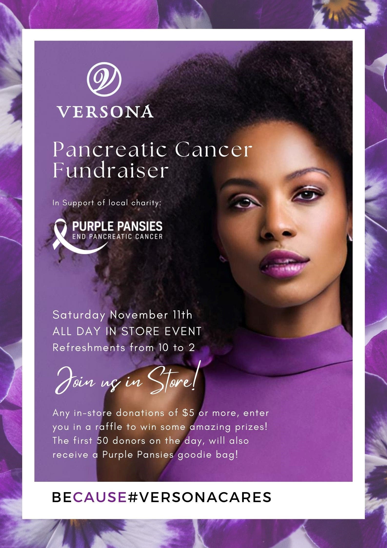 Nov 11 | Join Us for a Pancreatic Fundraiser Supporting Purple Pansies ...