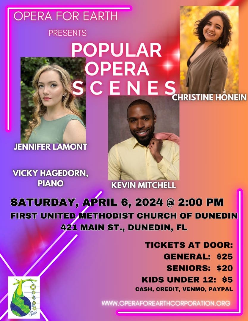 Apr 6 | Famous Opera Scenes | Dunedin, FL Patch