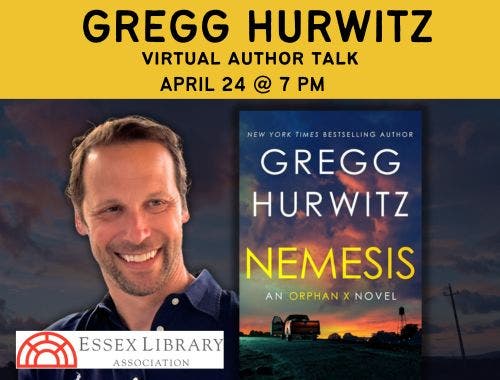 Apr 24 | Virtual Author Talk: Gregg Hurwitz "The Thrill of Writing ...
