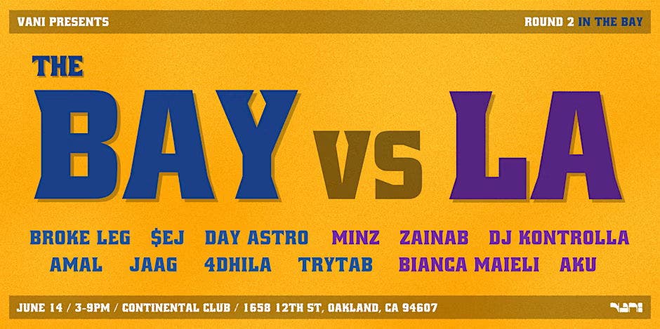 Jun 14 | The Bay VS LA : Battle of the USB’s | Alameda, CA Patch