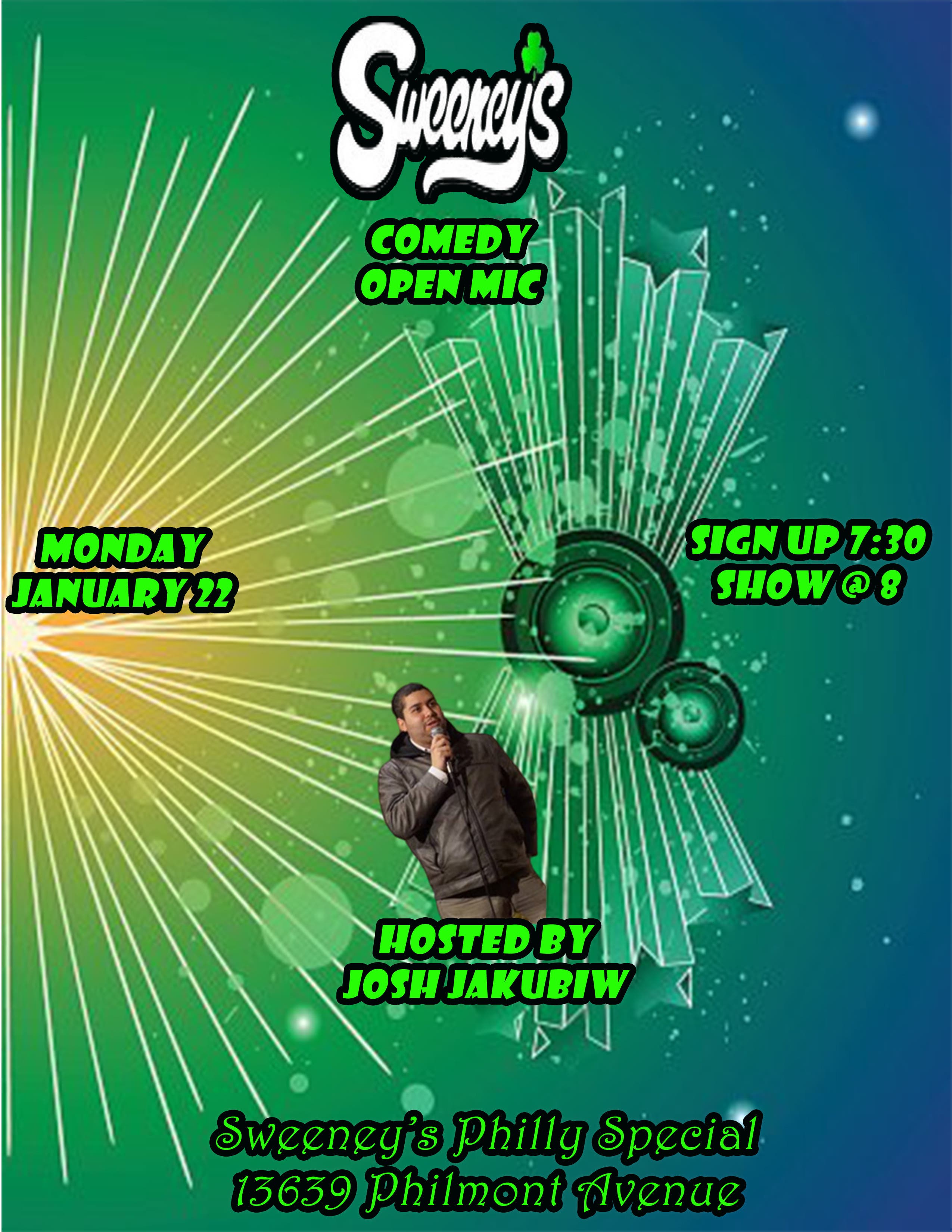 Jan 22 Free Comedy Open Mic Philadelphia PA Patch