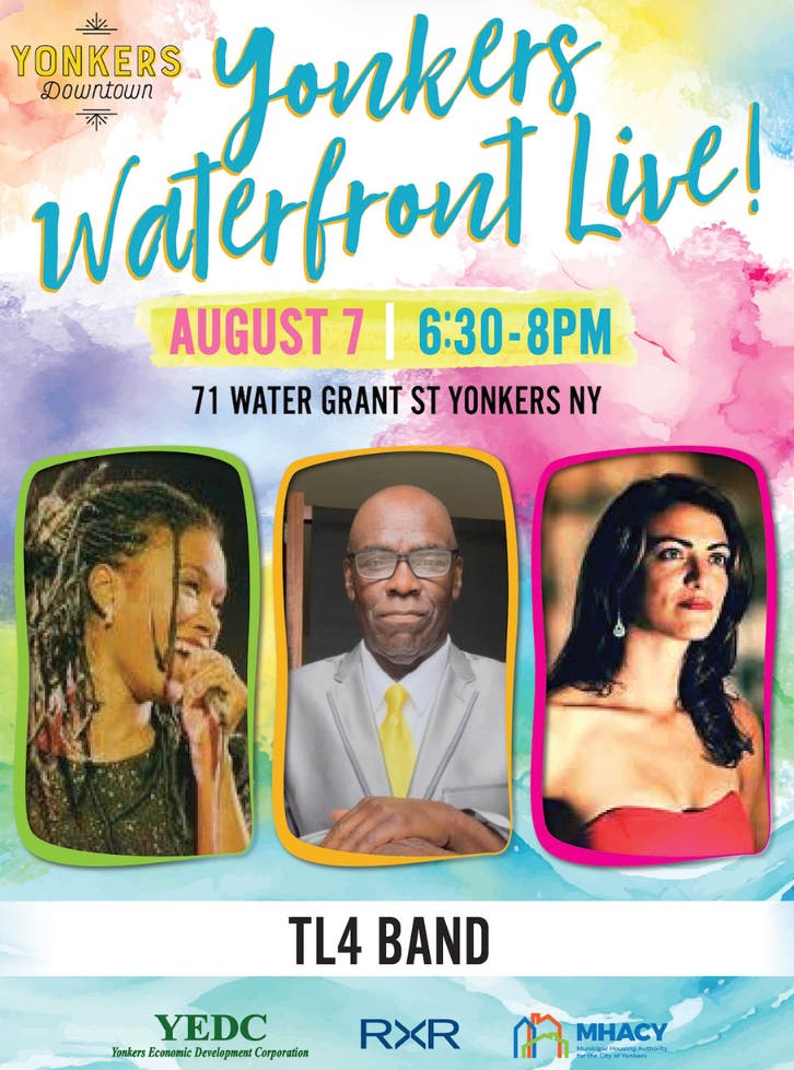 Aug 7 | Yonkers Waterfront Live – TL4 Band | Rivertowns, NY Patch