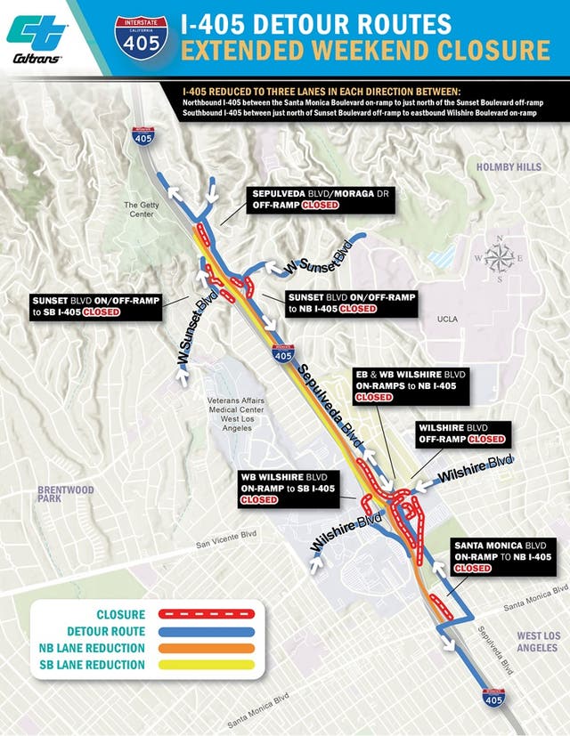 405 Freeway Closures To Snarl Traffic Into 2026: How To Avoid The Worst ...