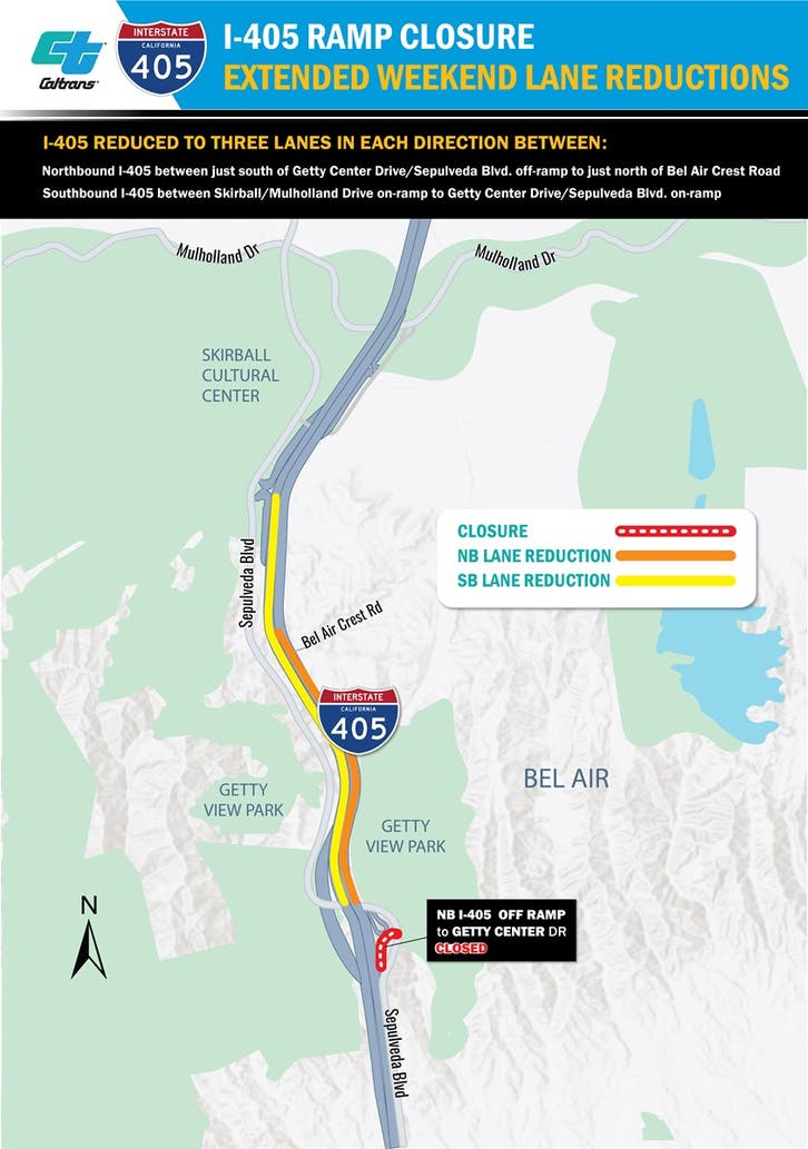 55-Hour Closure At Major LA Freeway Traffic Choke Point Planned For ...