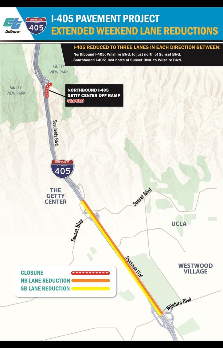 55-Hour Closure At Major LA Freeway Traffic Choke Point Planned For ...
