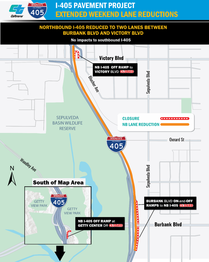 405, 101 Freeway Closures To Snarl Traffic In LA County Beginning ...