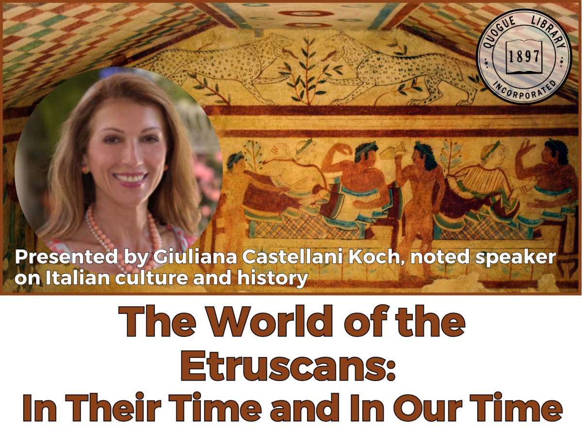 Jul 24 | The World of the Etruscans: In Their Time and In Our Time ...