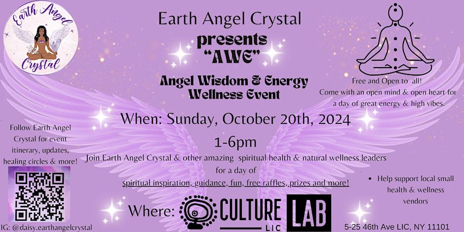 Oct 20 | Earth Angel Crystal presents “AWE” Angel Wisdom & Energy ...