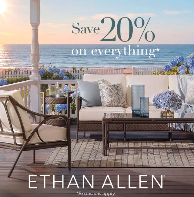 Jun 3 | Everything.* That's What's on Sale at Ethan Allen! | Canton, CT ...