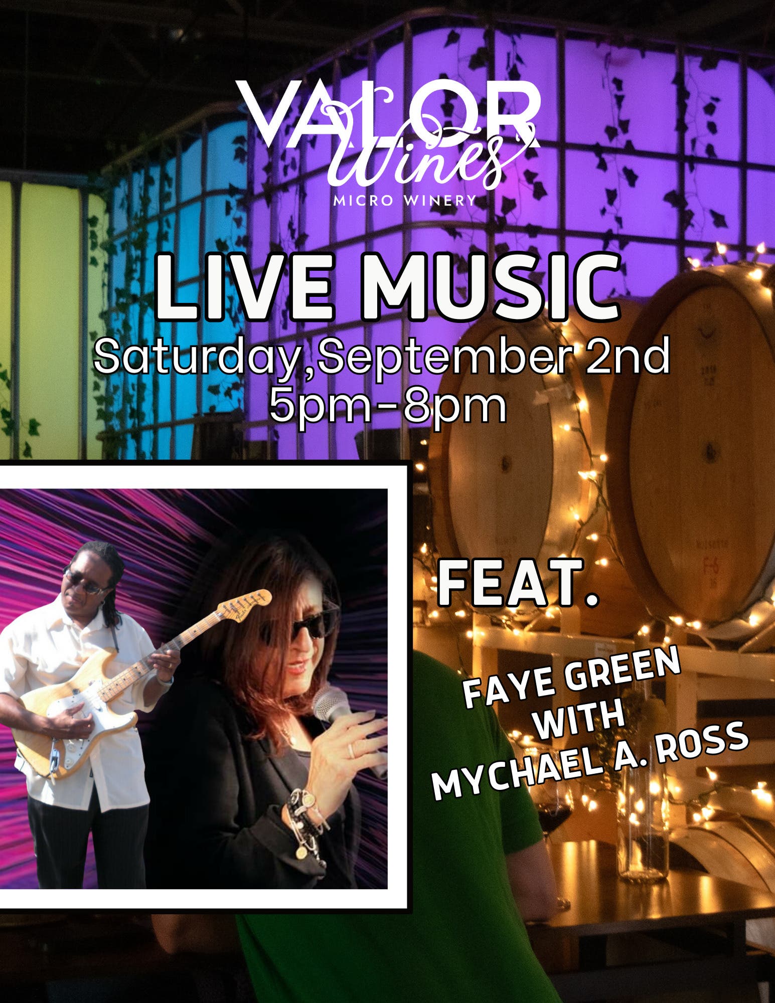 Sep 2 | LIVE MUSIC: Faye Green & Mychael A. Ross are back to shake the ...