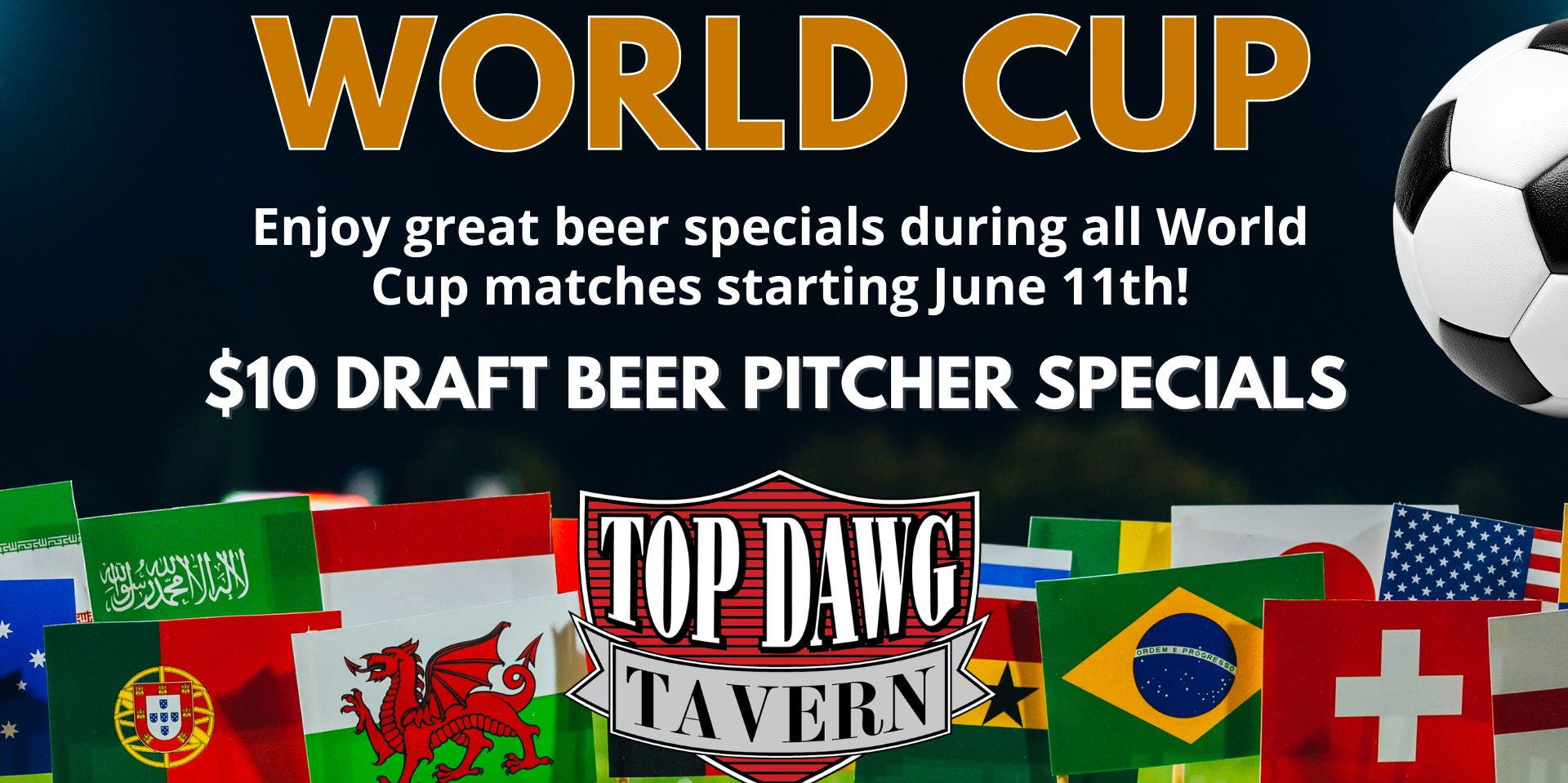 Jun 12 | Cheer on USA in the World Cup at Top Dawg Tavern | Augusta, GA ...