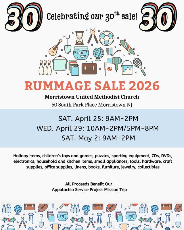Apr 25 | Rummage Sale 2026 | Montville, NJ Patch