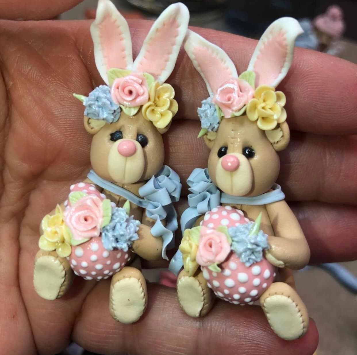 Sep 9 | CLASS: MAKE A MINIATURE: Create a Easter Bunny in Polymer Clay ...