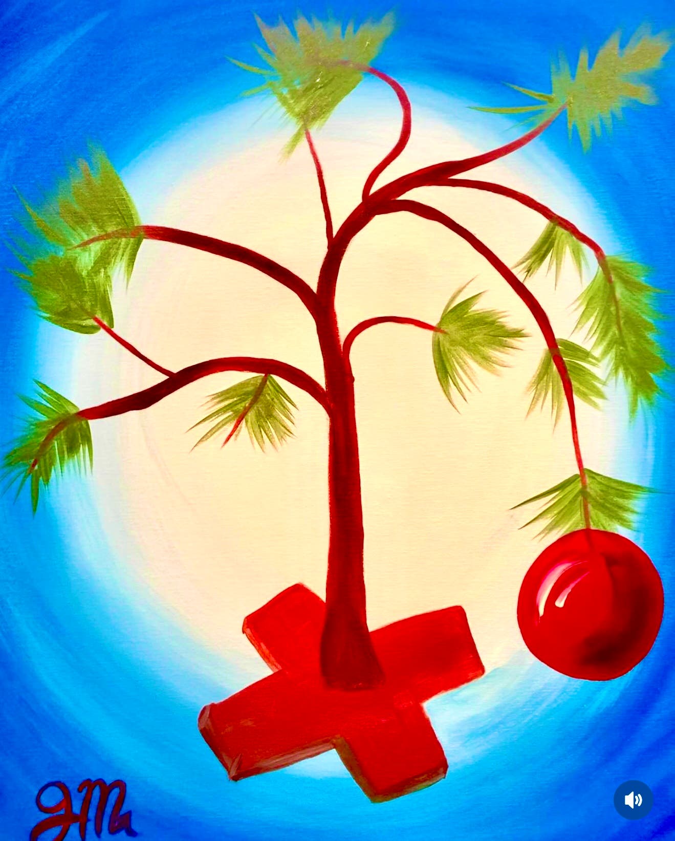 “Charlie Brown Christmas Tree” Sip and Paint 🎄 - Oak Park, IL Patch