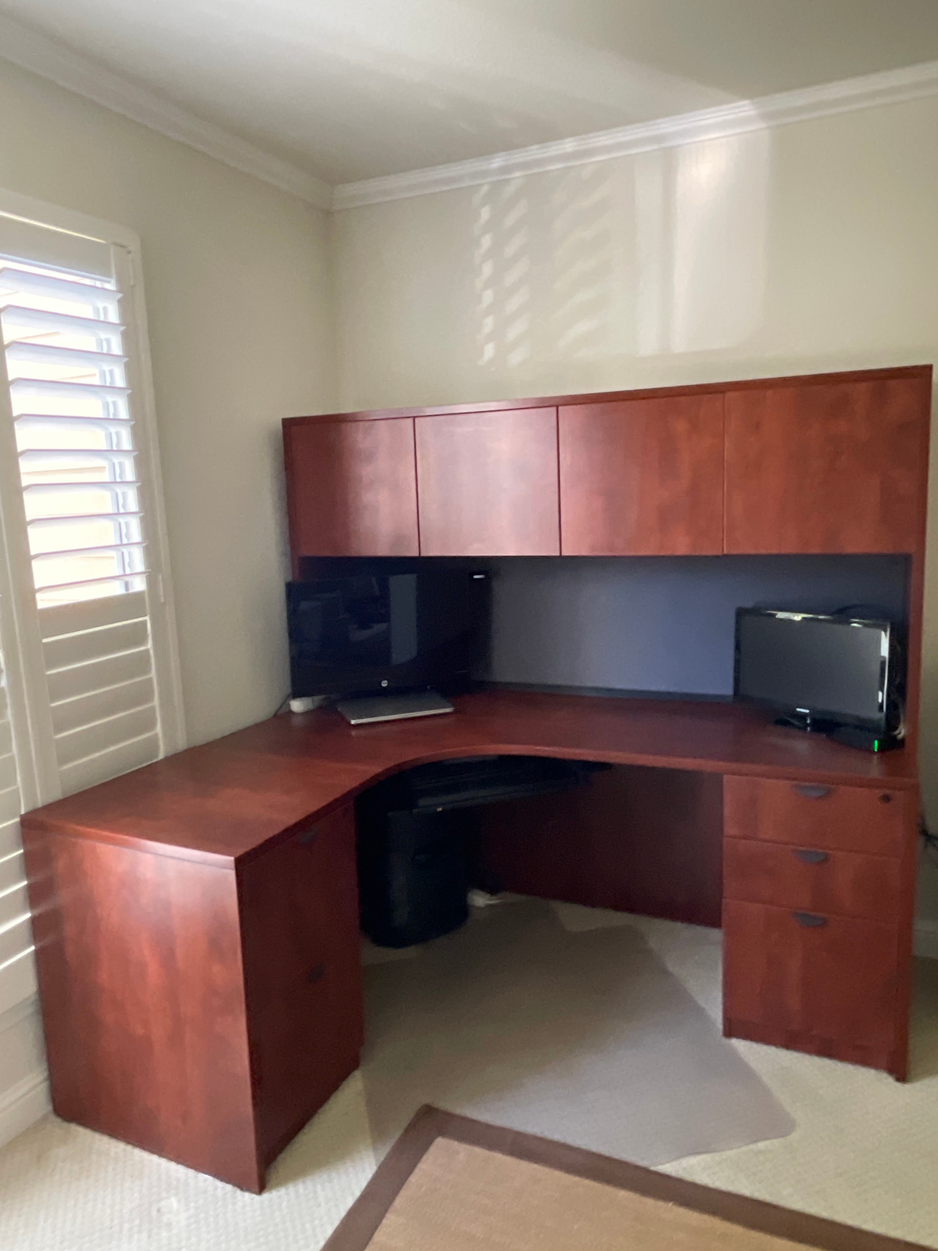 FREE “L” Shaped Desk, Hutch ad Cabinet - Walnut Creek, CA Patch
