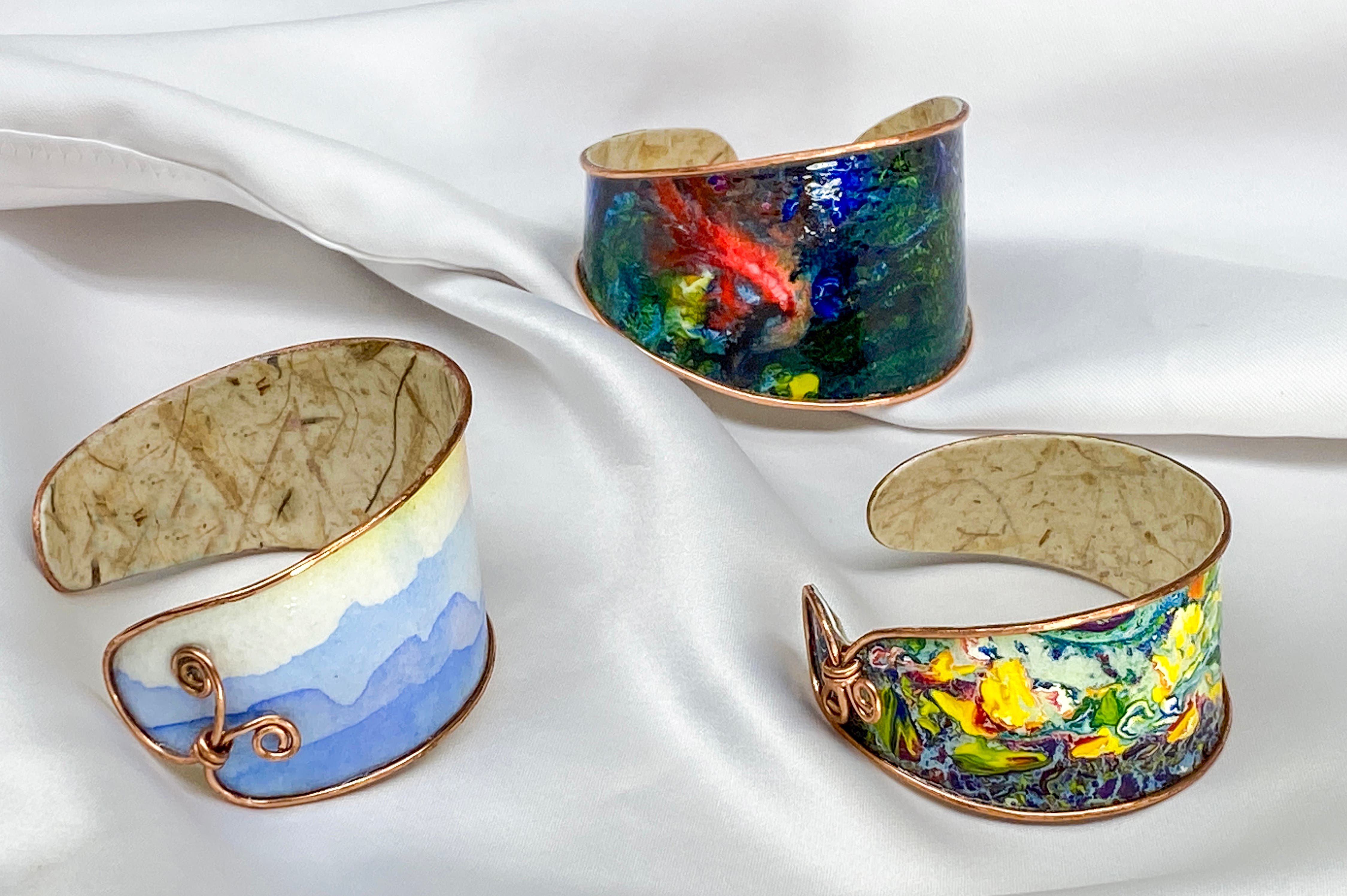 May 4 | The perfect Mother's Day gift: Create a Watercolor Paper Cuff ...