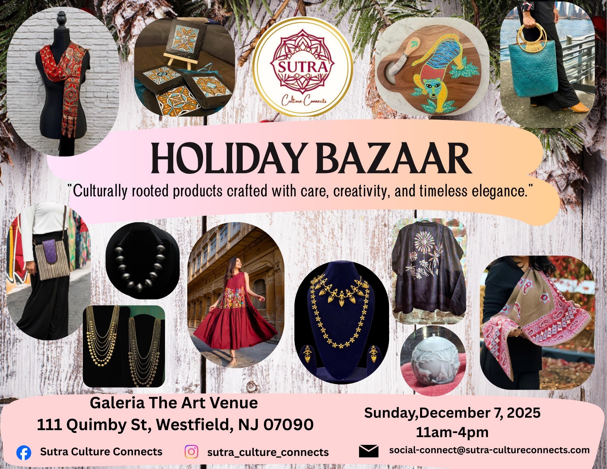 Dec 7 | Holiday Bazaar at Galeria "The Art Venue" in collaboration with ...