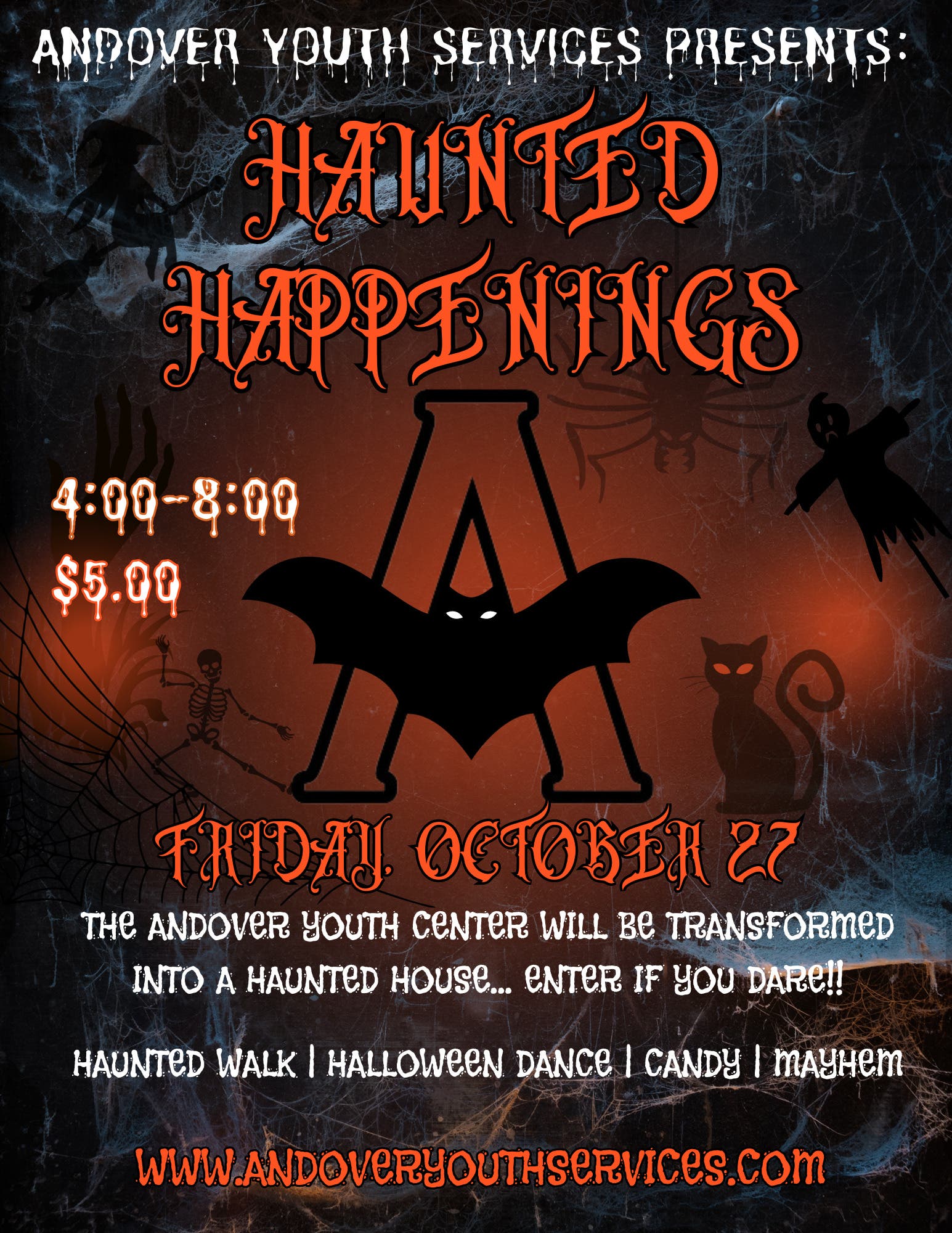 Oct 27 | Haunted Happenings - AYS Haunted House | Andover, MA Patch