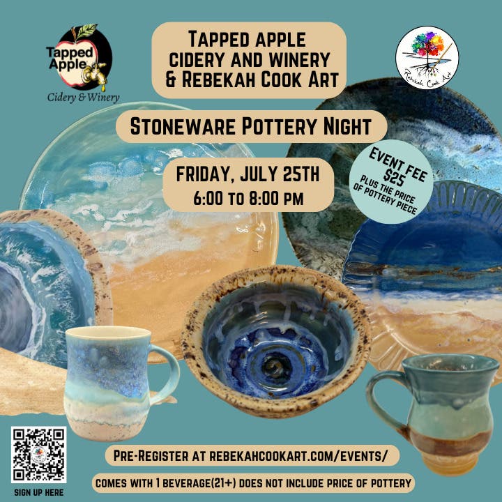 Jul 25 | "Sand & Sea" Beach Teachnique Stoneware Pottery Painting at ...