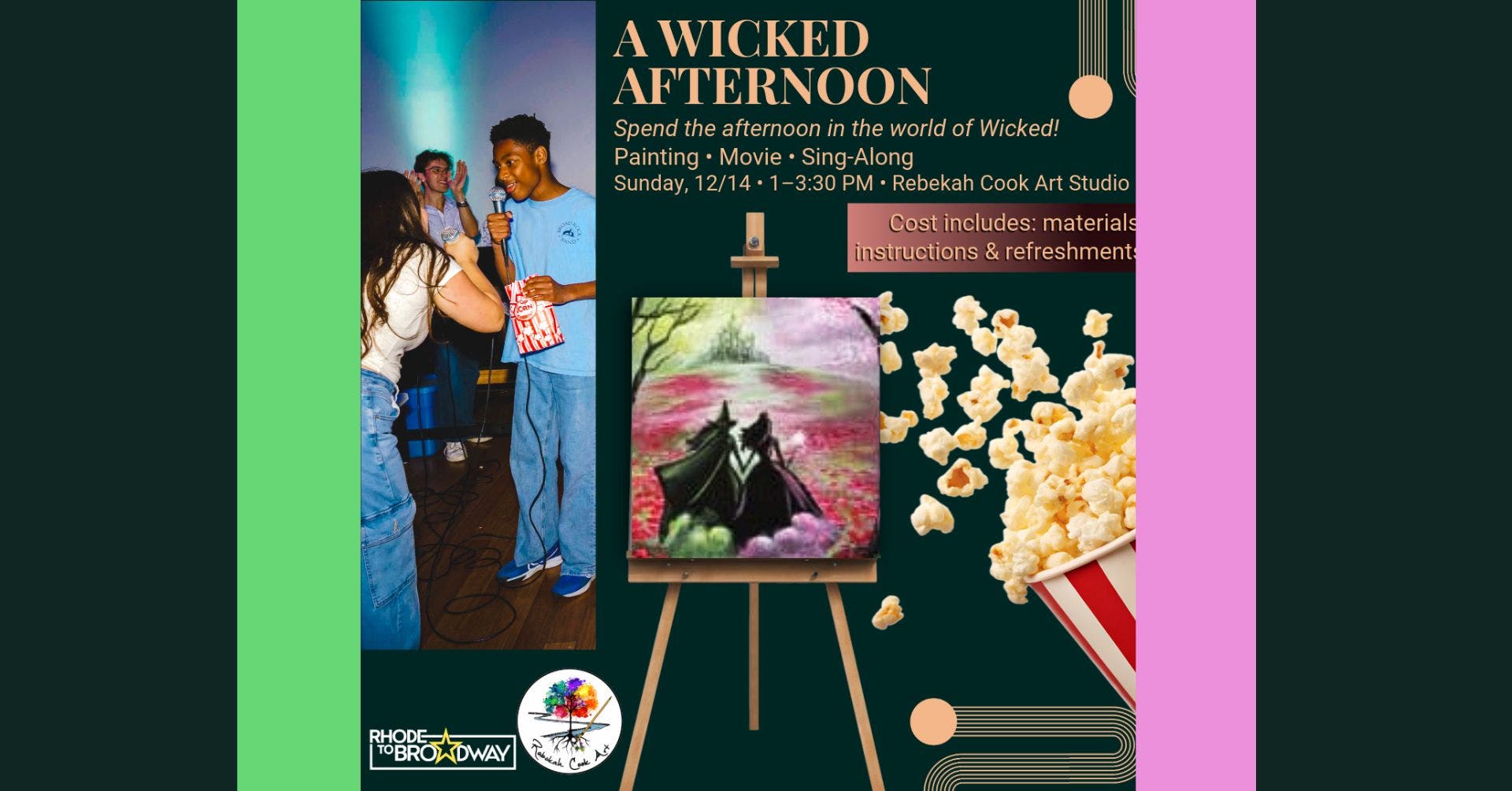 Dec 14 | Wicked Cool Canvas painting, Movie and Sing-a-Long ...