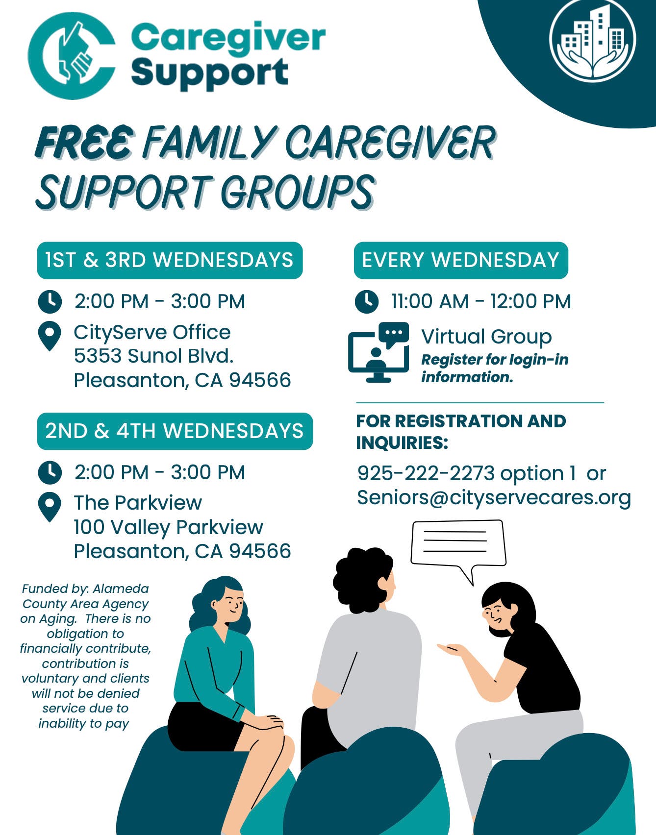 Jun 5 | Free Family Caregiver Support Group | Pleasanton, CA Patch