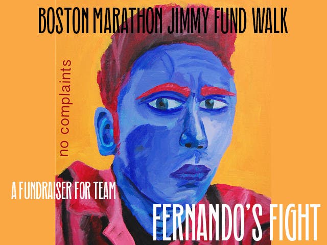 Aug 30 | Boston Marathon Jimmy Fund Fundraiser For Fernando's Fight Ft ...