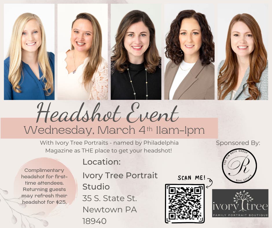 Mar 4 | Annual Women in Business Headshot Event | Newtown, PA Patch