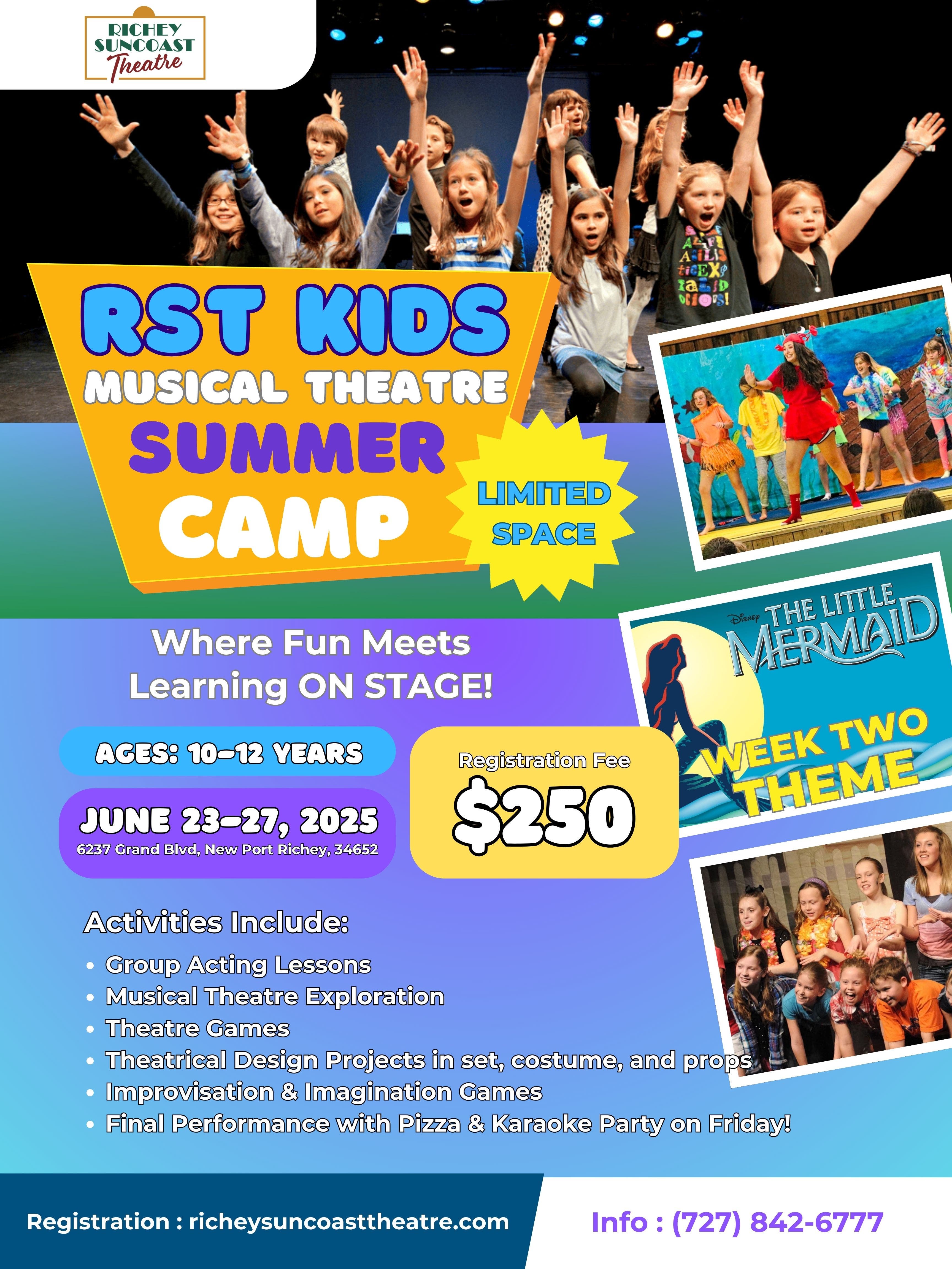 Jun 23 | The Little Mermaid Kids Musical Theater Summer Camp | New Port ...