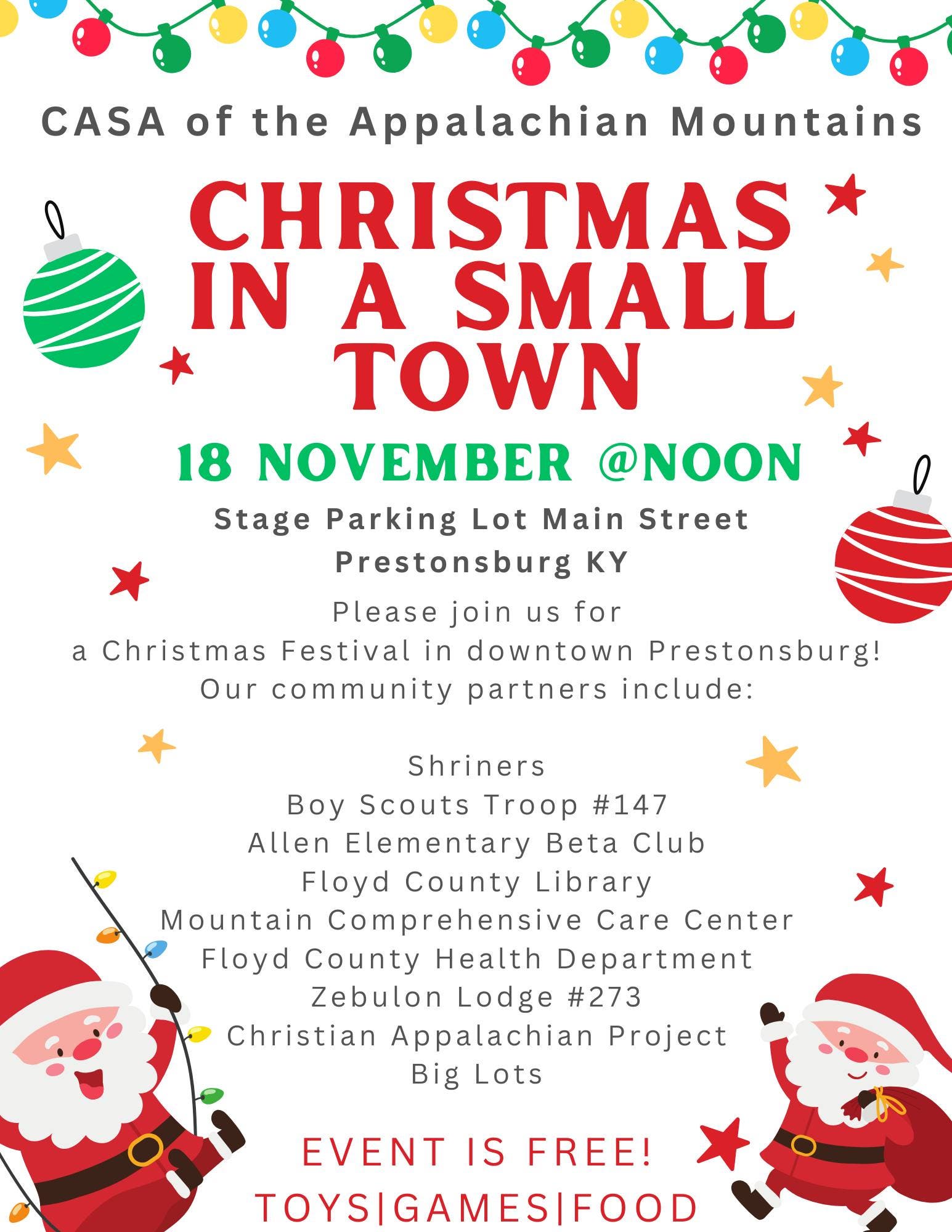 Nov 18 | Christmas in a Small Town | Lexington, KY Patch
