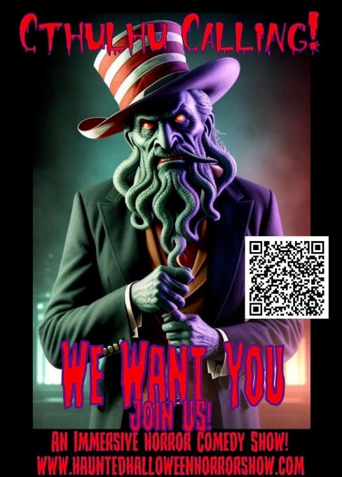 Oct 26 | Cthulhu Calling! An Immersive Interactive Horror Comedy Show ...