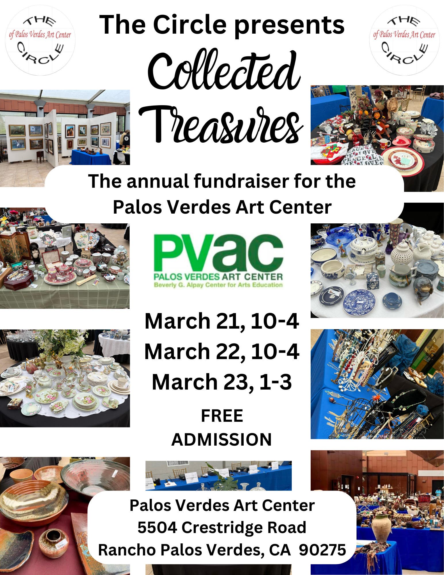 Mar 21 | The Circle Presents COLLECTED TREASURES | Palos Verdes, CA Patch
