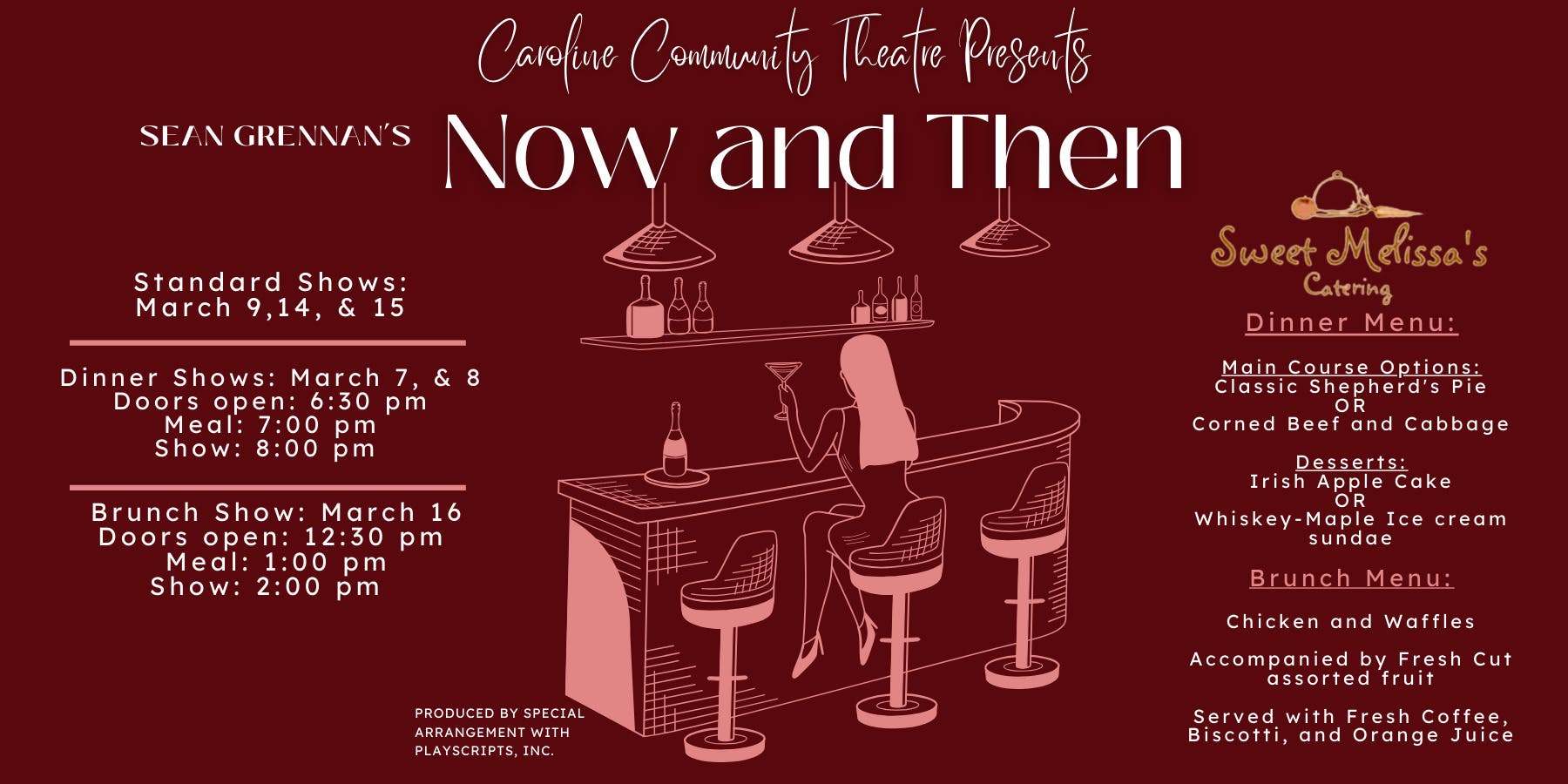 Mar 8 | Caroline Community Theatre presents Sean Grennan's "Now and ...