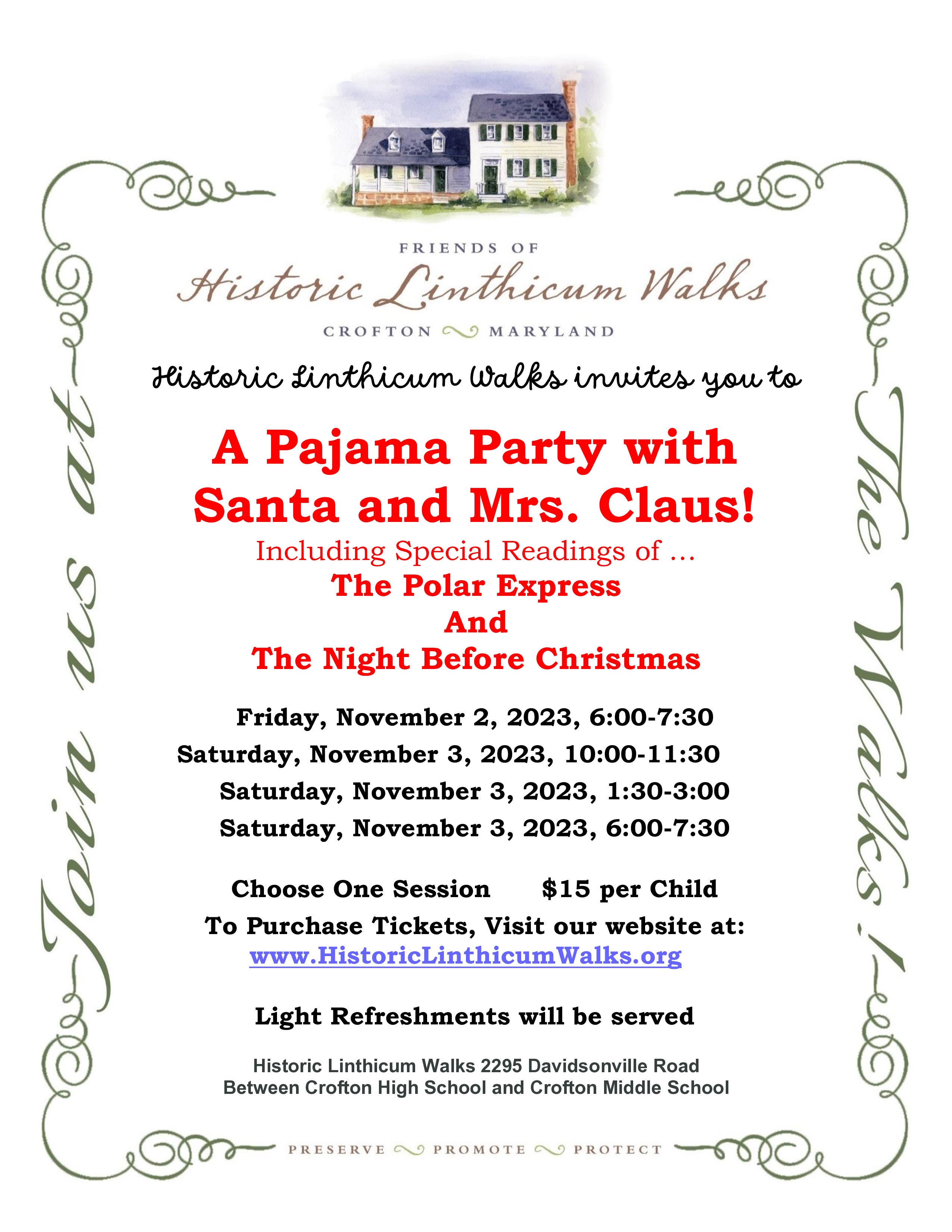 Nov 2 | The Night Before Christmas get together | Crofton, MD Patch