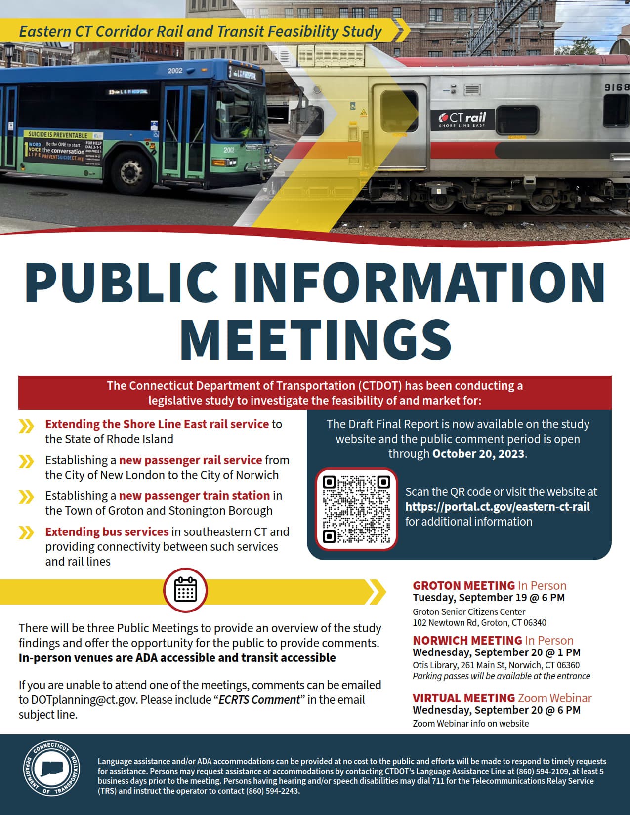 Sep 20 | Public Information Meetings | Norwich, CT Patch