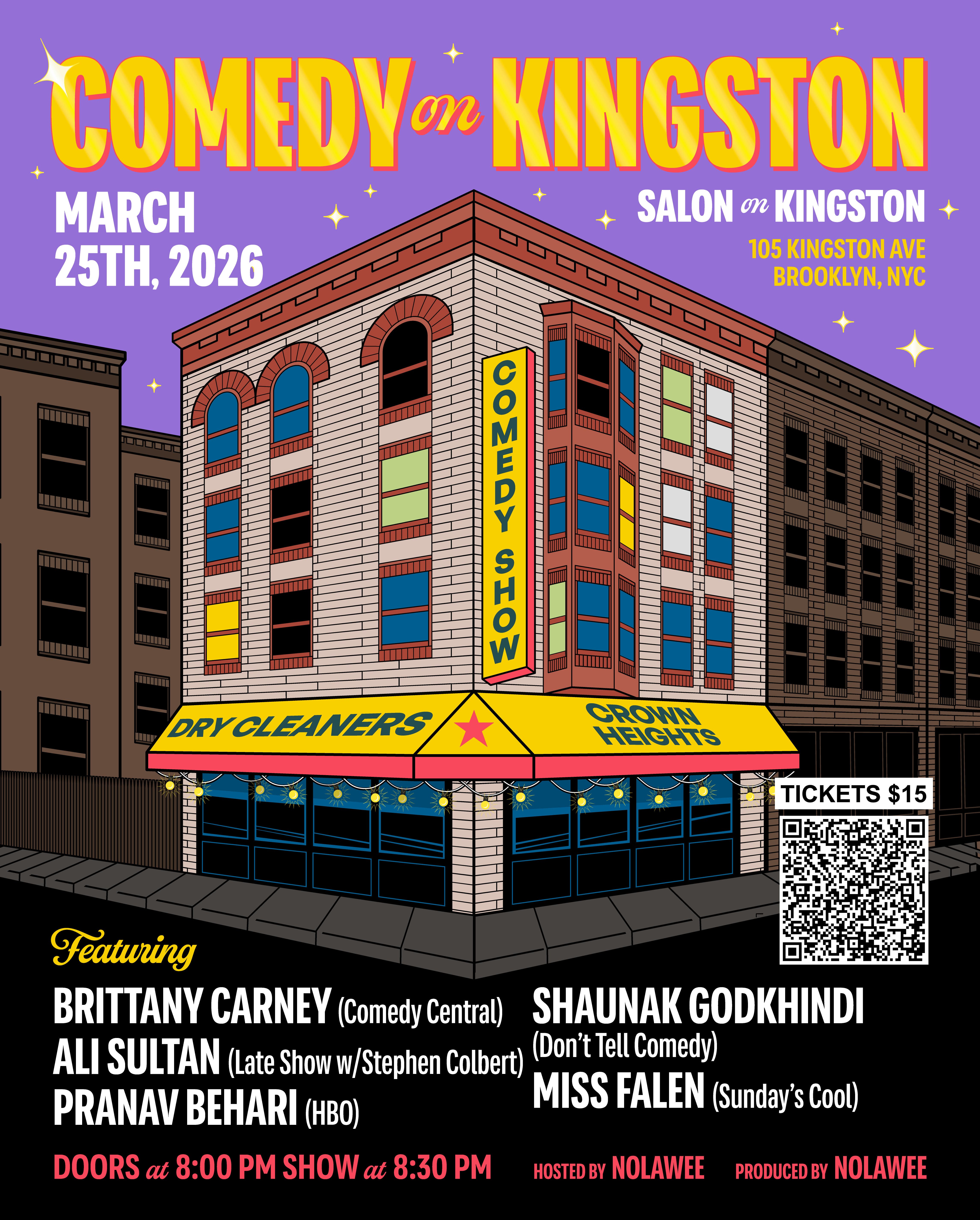 Mar 25 | Comedy On Kingston (Stand-Up Comedy in Crown Heights, Brooklyn ...