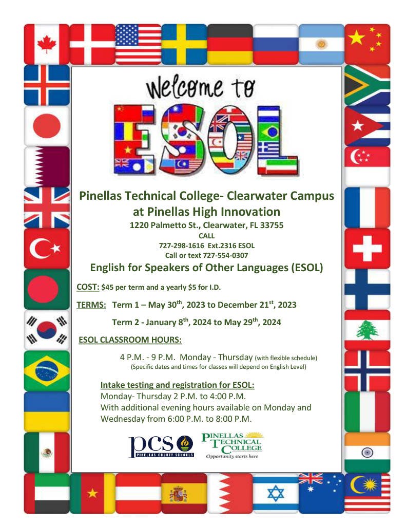 ESOL Classes Dunedin FL Patch ESOL Classes Dunedin FL Patch