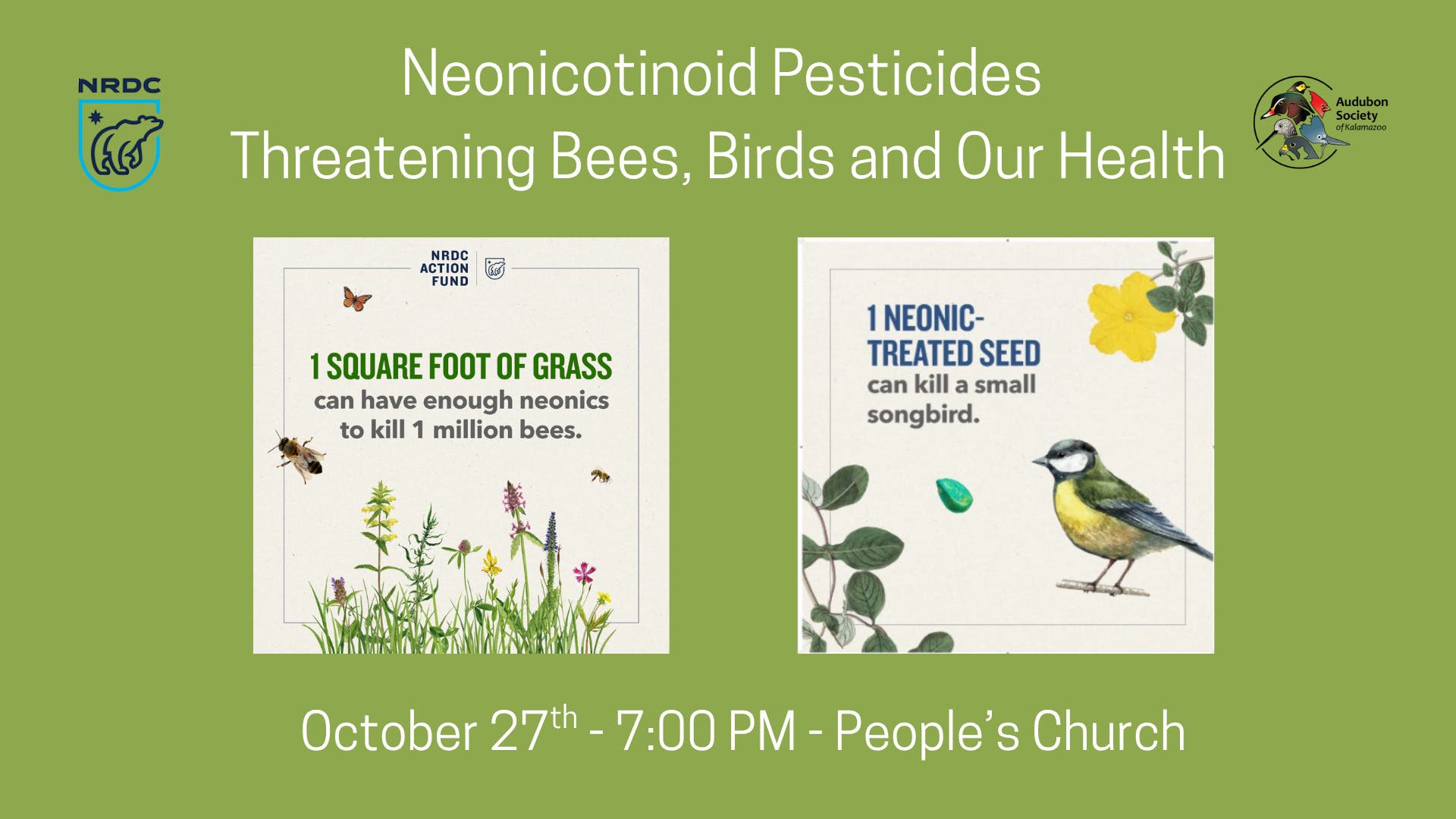 Oct 27 | Neonicotinoid Pesticides - Threatening Bees, Birds and Our ...