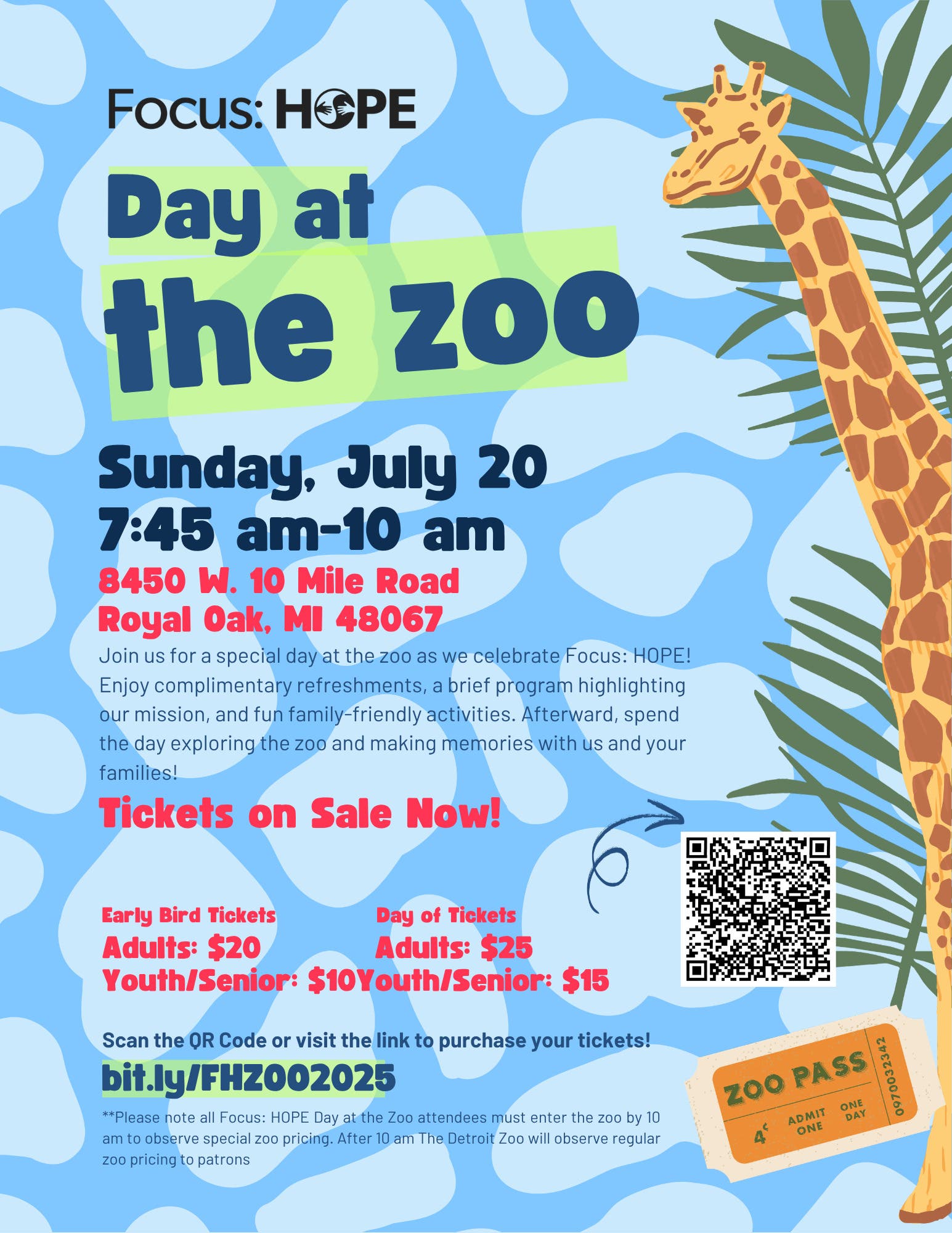Jul 20 | Focus: HOPE Day at the Zoo | Detroit, MI Patch