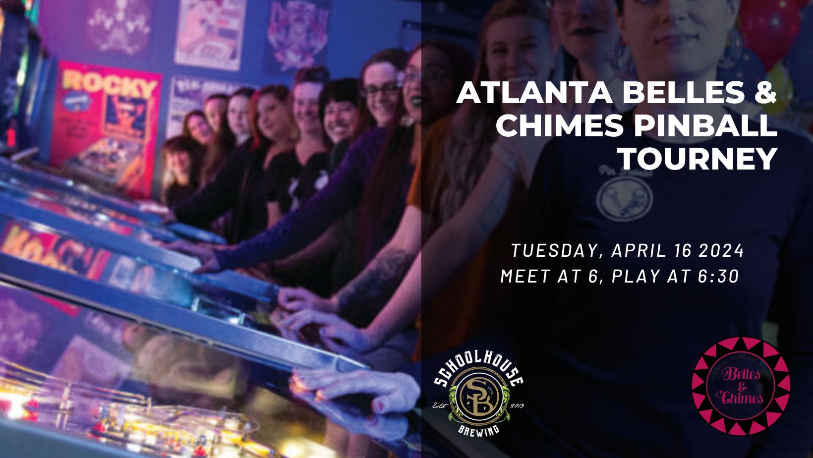Apr 16 | Belles & Chimes Atlanta Ladies Pinball Tournament | Marietta ...