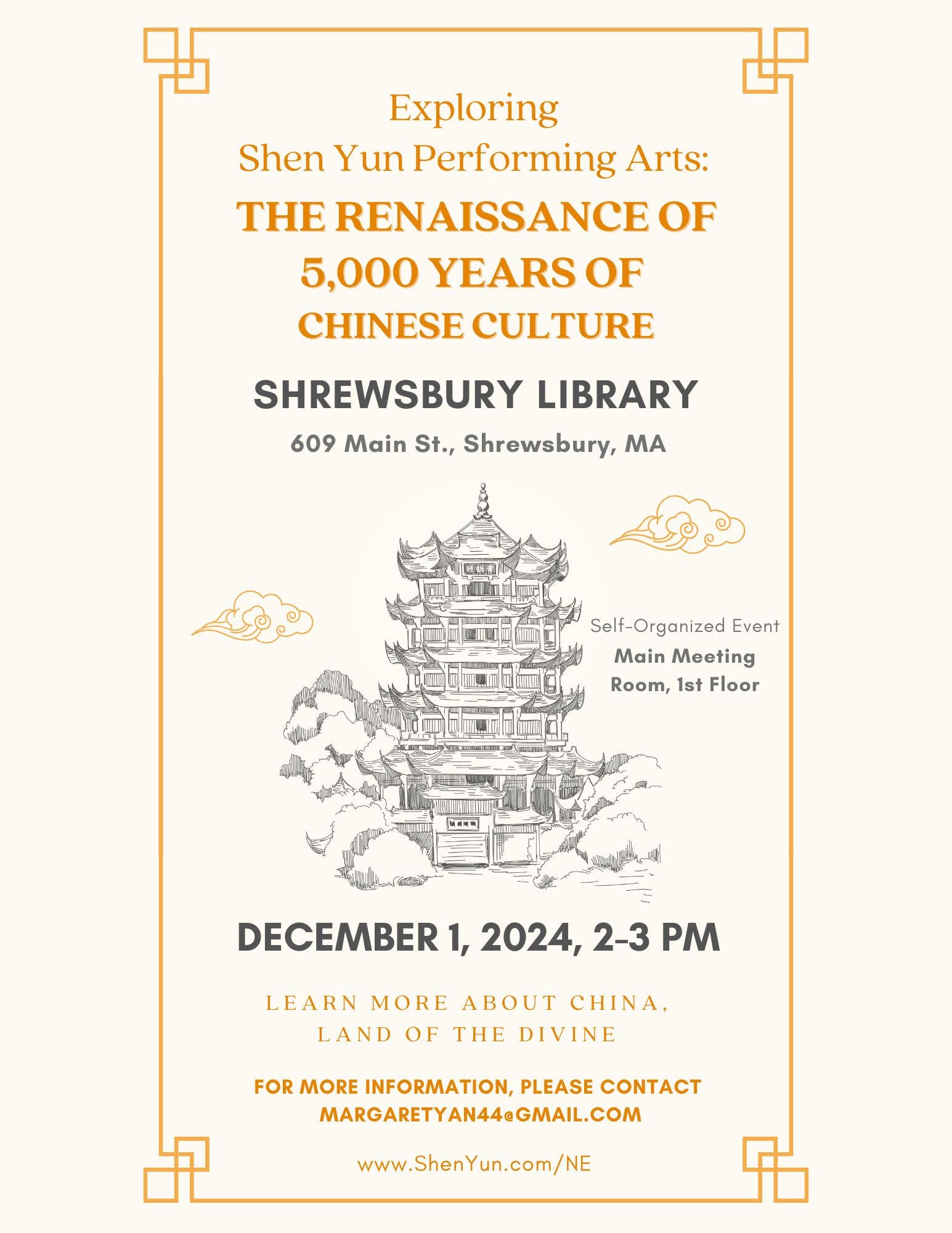 Dec 1 | Exploring Shen Yun Performing Arts | Worcester, MA Patch
