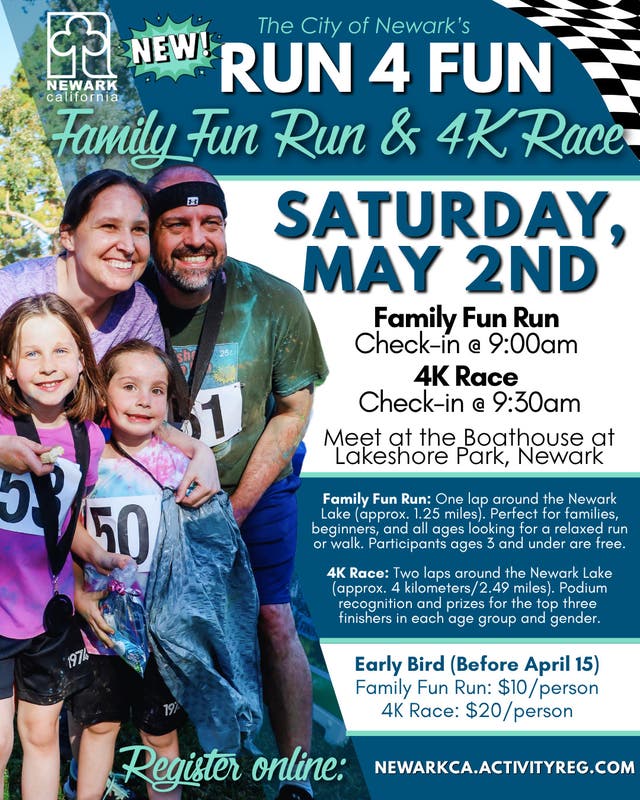 May 2 | Run for Fun: Family Fun Run and 4K Race | Fremont, CA Patch
