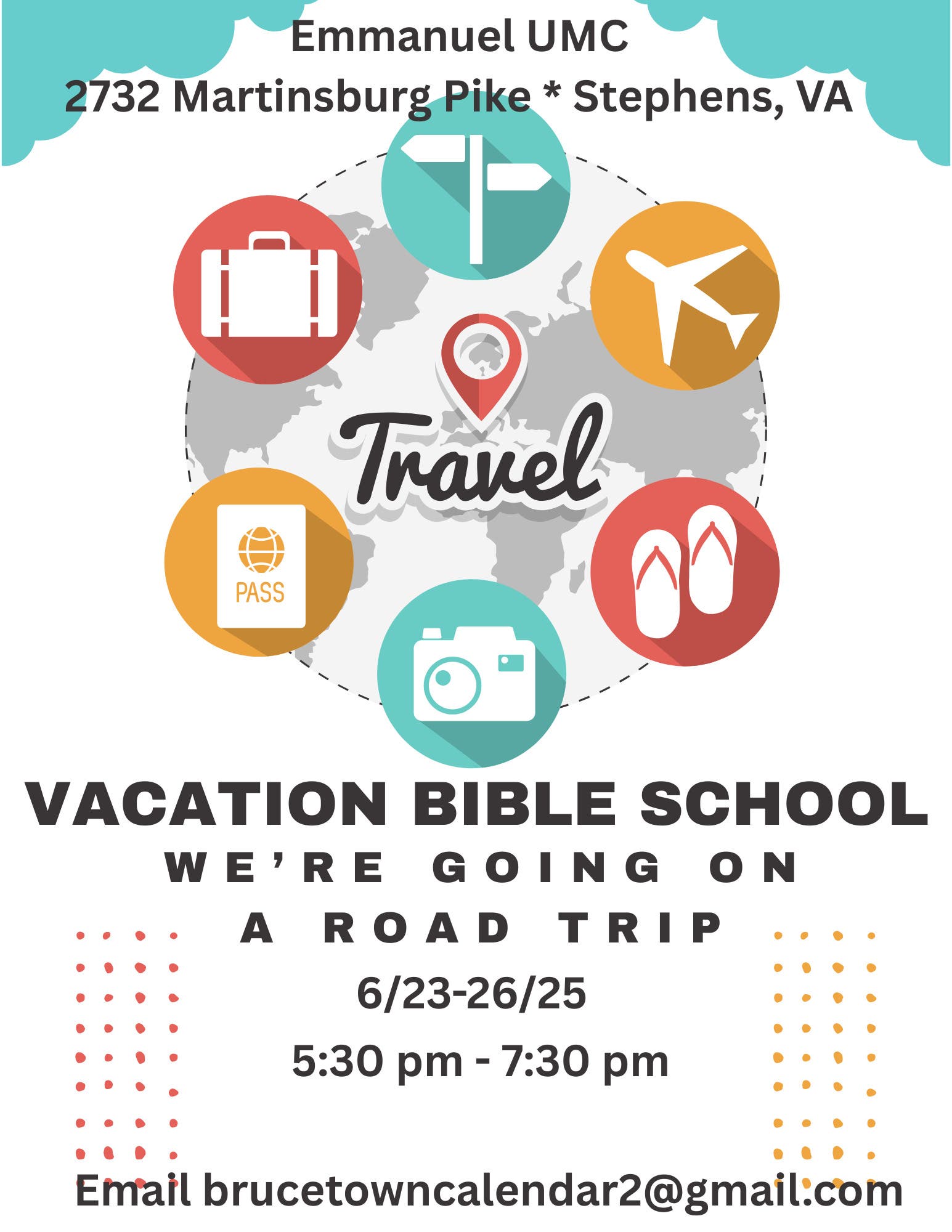 Jun 23 | Vacation Bible School - Road Trip | Winchester, VA Patch