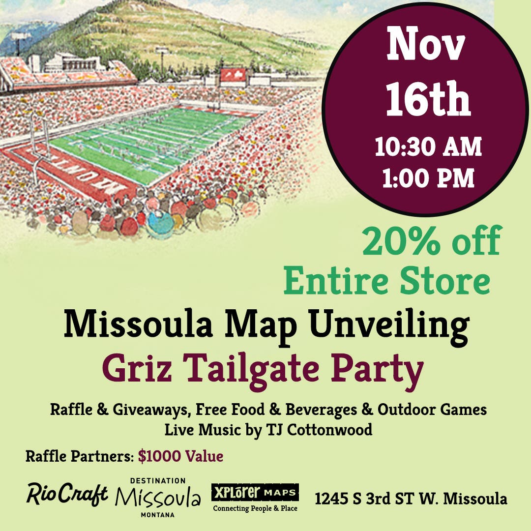 Nov 16 | Missoula Map Unveiling Celebration & Griz Tailgate Party ...