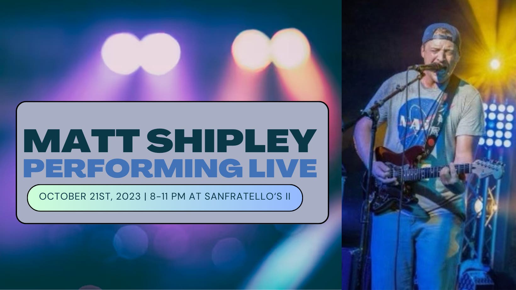 Oct 21 | 🎶🍺 LIVE MUSIC🍕🎶 by Matt Shipley of "The Strips" @ Sanfratello ...